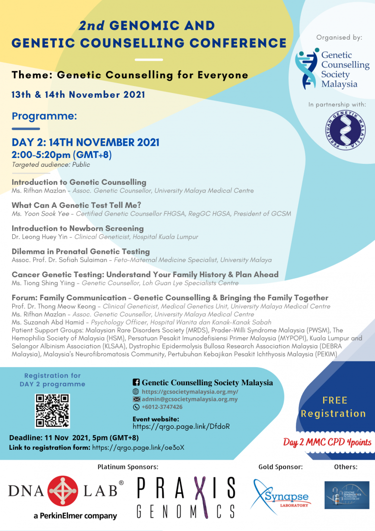 2nd Genomic and Genetic Counselling Conference – Genetic Counselling ...