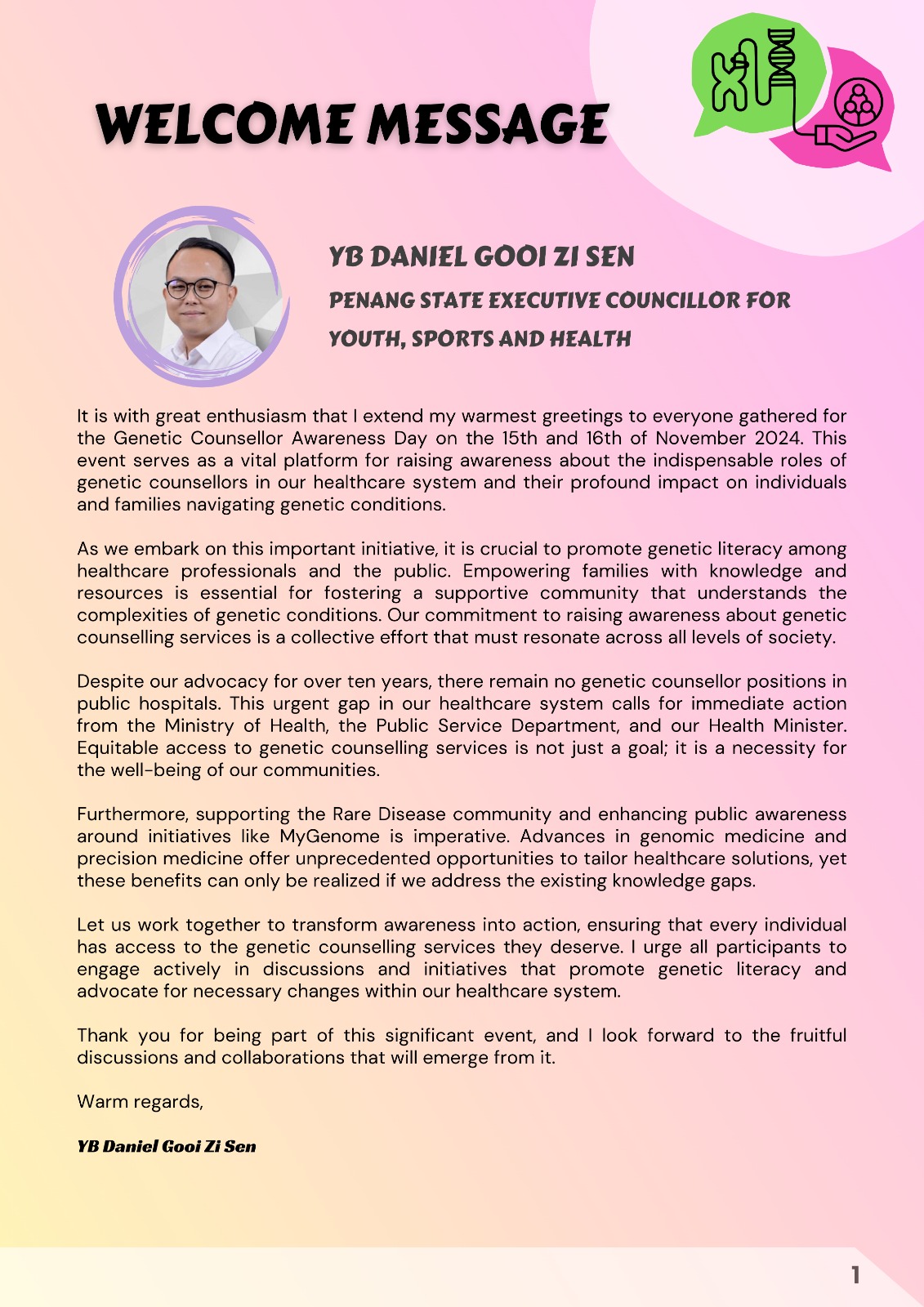 Genetic Counsellor Awareness Day 2024 – Genetic Counselling Society of ...